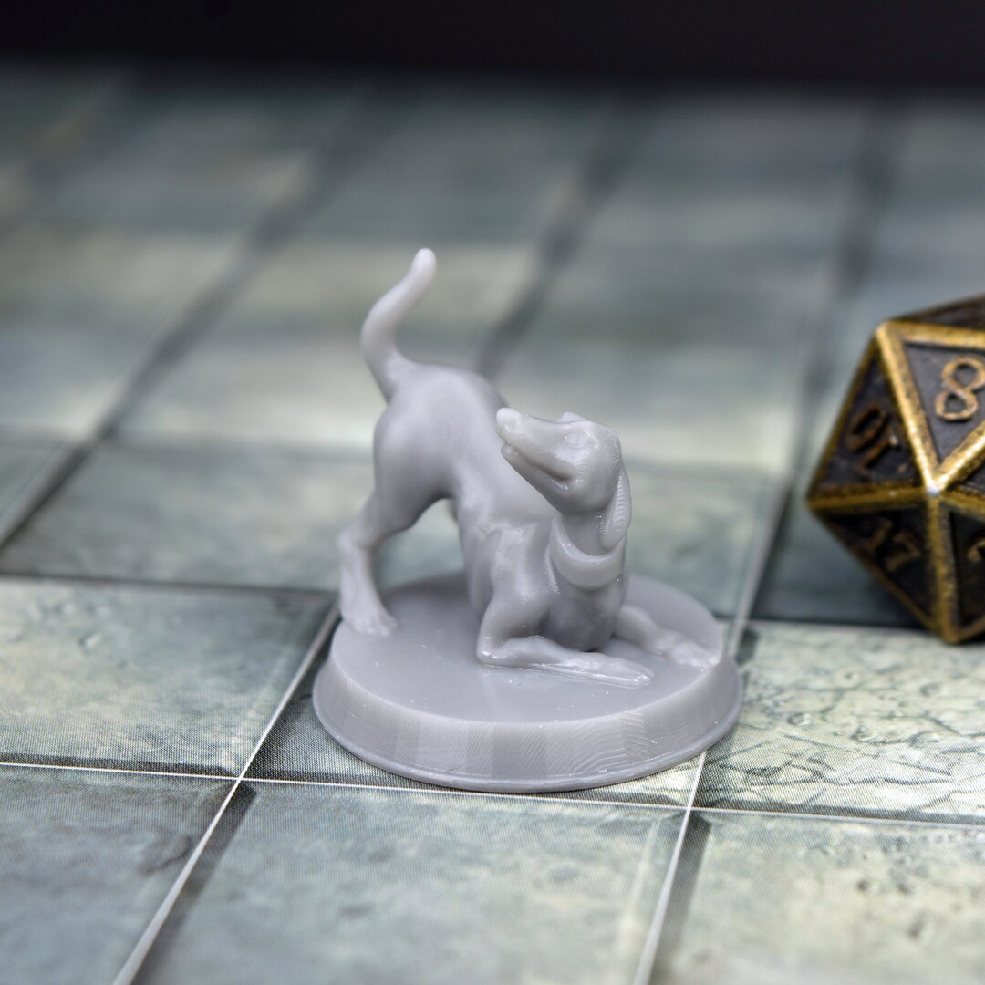Dnd Figures Hound Dog Miniature Unpainted Miniatures for Tabletop ...