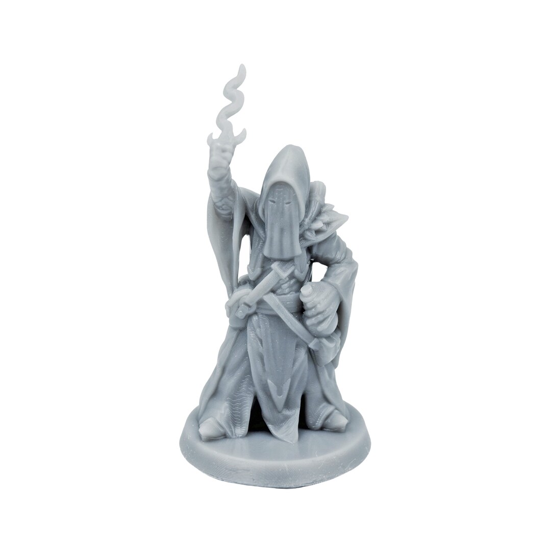 Dnd Miniature Cultist With Kris Dnd Figures and Unpainted Miniatures ...