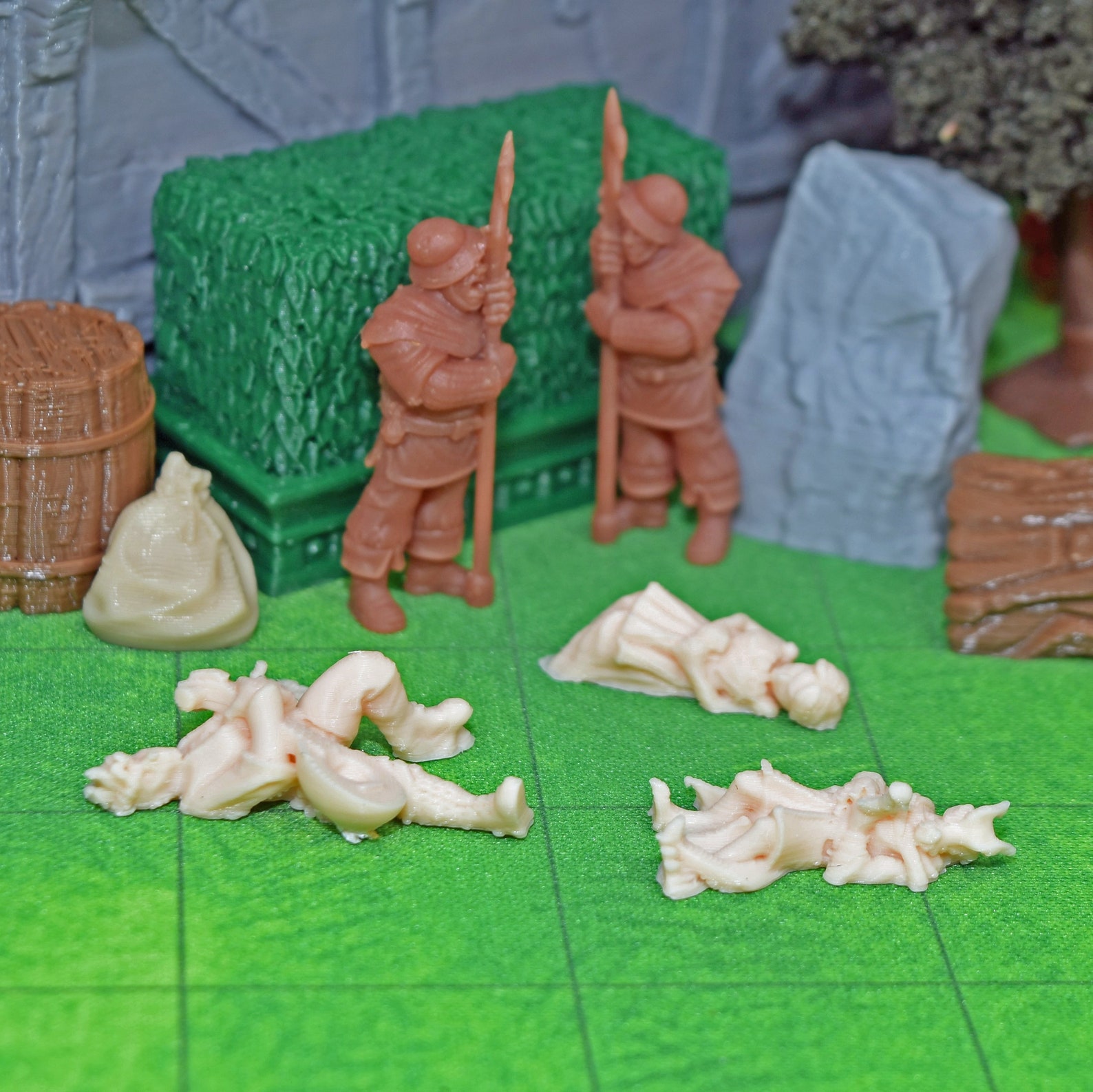 Mini Set of Miniature Dead Minis Fantasy 28mm Miniature Dead - Etsy