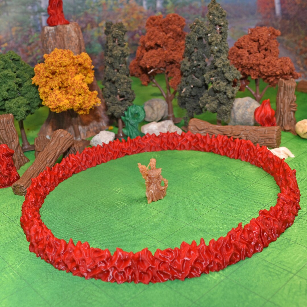 Fireball Blast Radius for TTRPG Miniature Miniature Wargames - Etsy