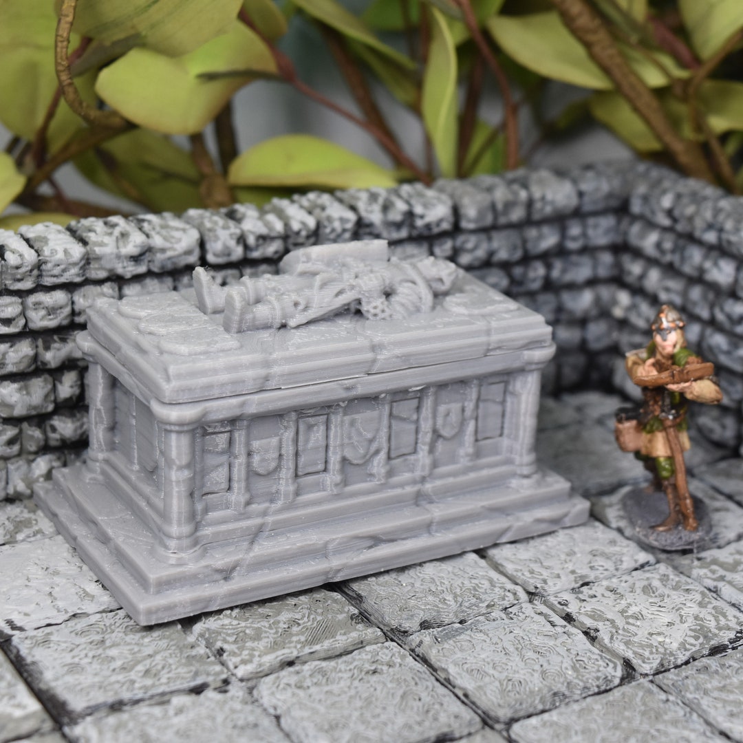 Dungeon Terrain Tomb 28mm Fantasy Terrain Pieces Wargaming is 3d ...
