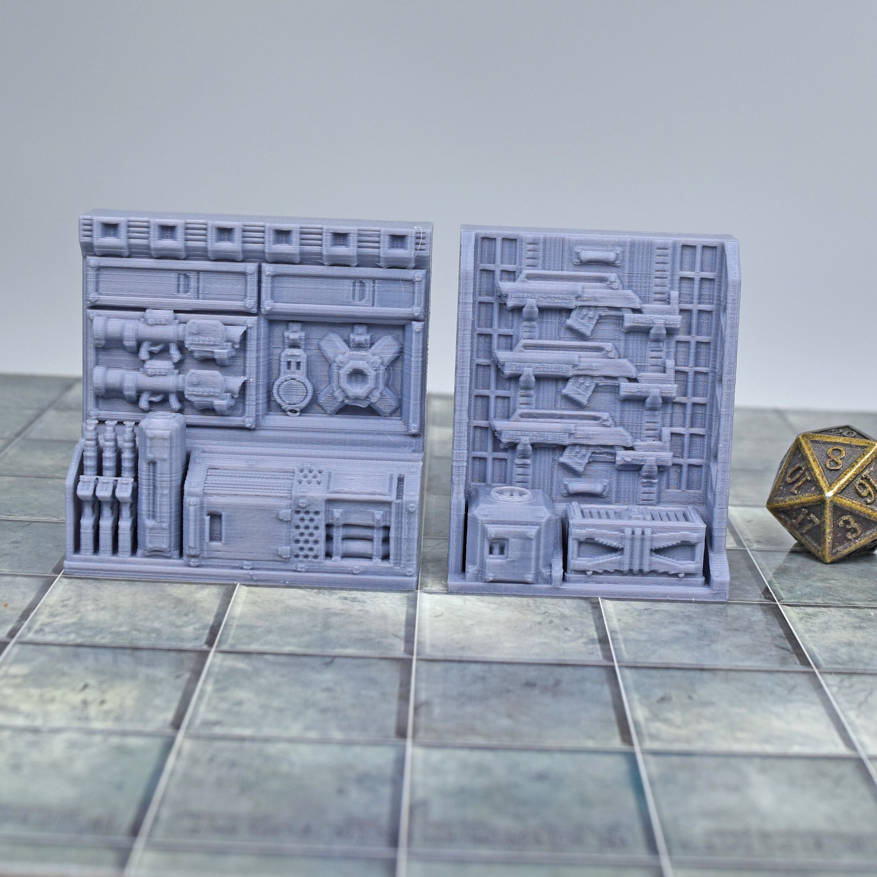 28mm terreno Scifi Weapon Racks para Warhammer 40k o Starwars | Etsy