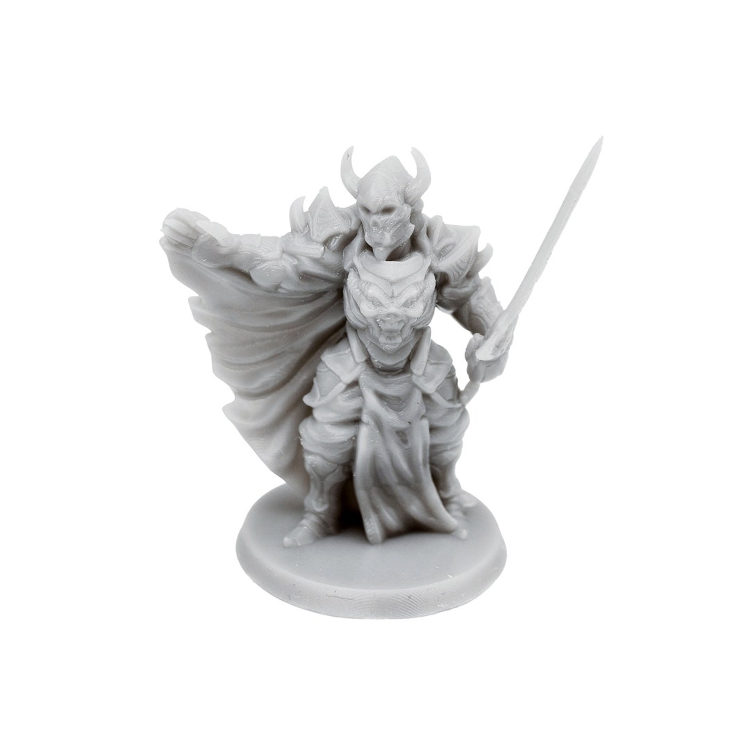 Dnd Death Knight Miniature Halloween Horror Dnd Figures for Tabletop ...