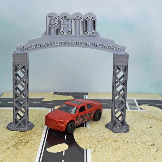 28mm Miniature Reno Sign for Gaslands Fallout Terrain | Etsy