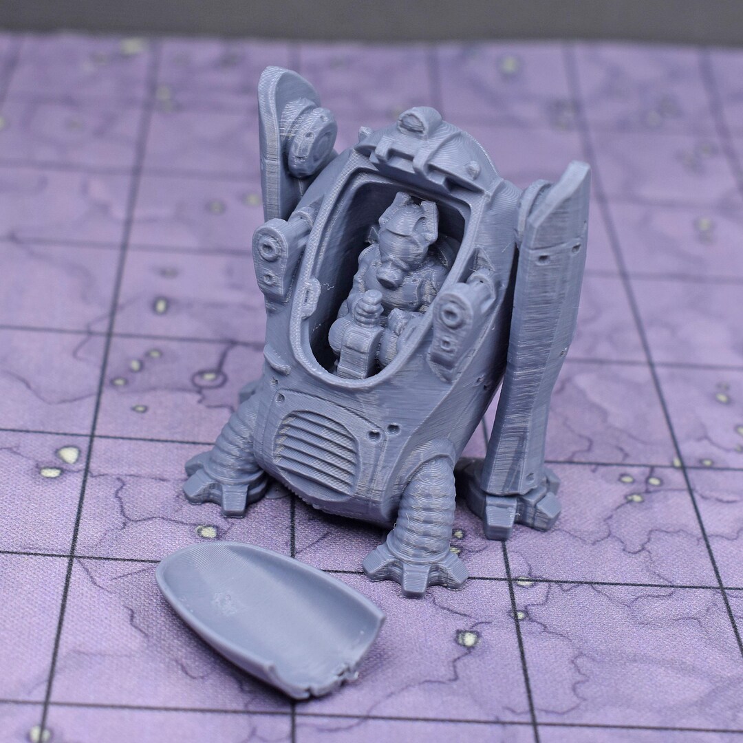 28mm Sci Fi Terrain Miniature Space Pod Unpainted Miniatures Set for ...