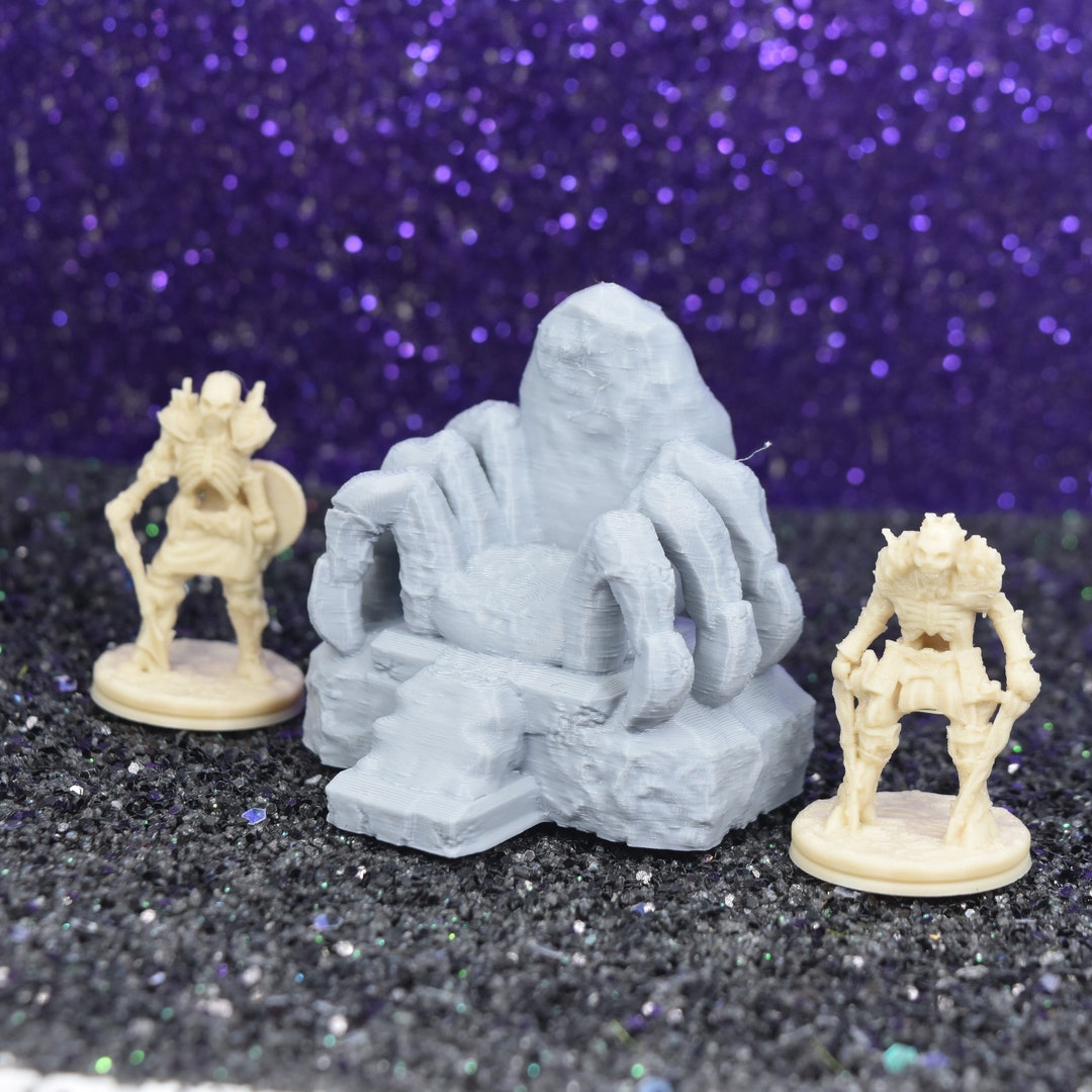 28mm DND Terrain Miniature Spider Chair Throne Scatter Terrain for ...