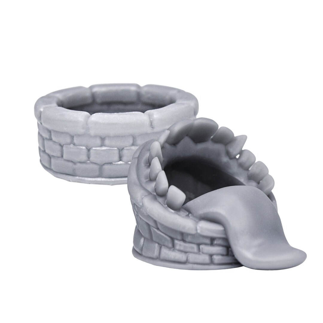 Mimic Mini Well Unpainted Dnd Miniatures Set for Tabletop Wargaming ...