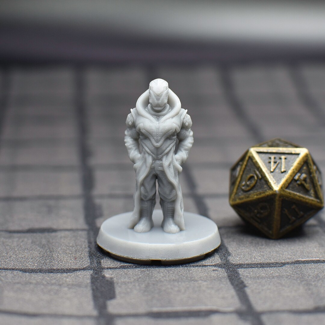 DND Miniature Resin Cyberpunk Miniature Syndicate Contact for Scifi ...