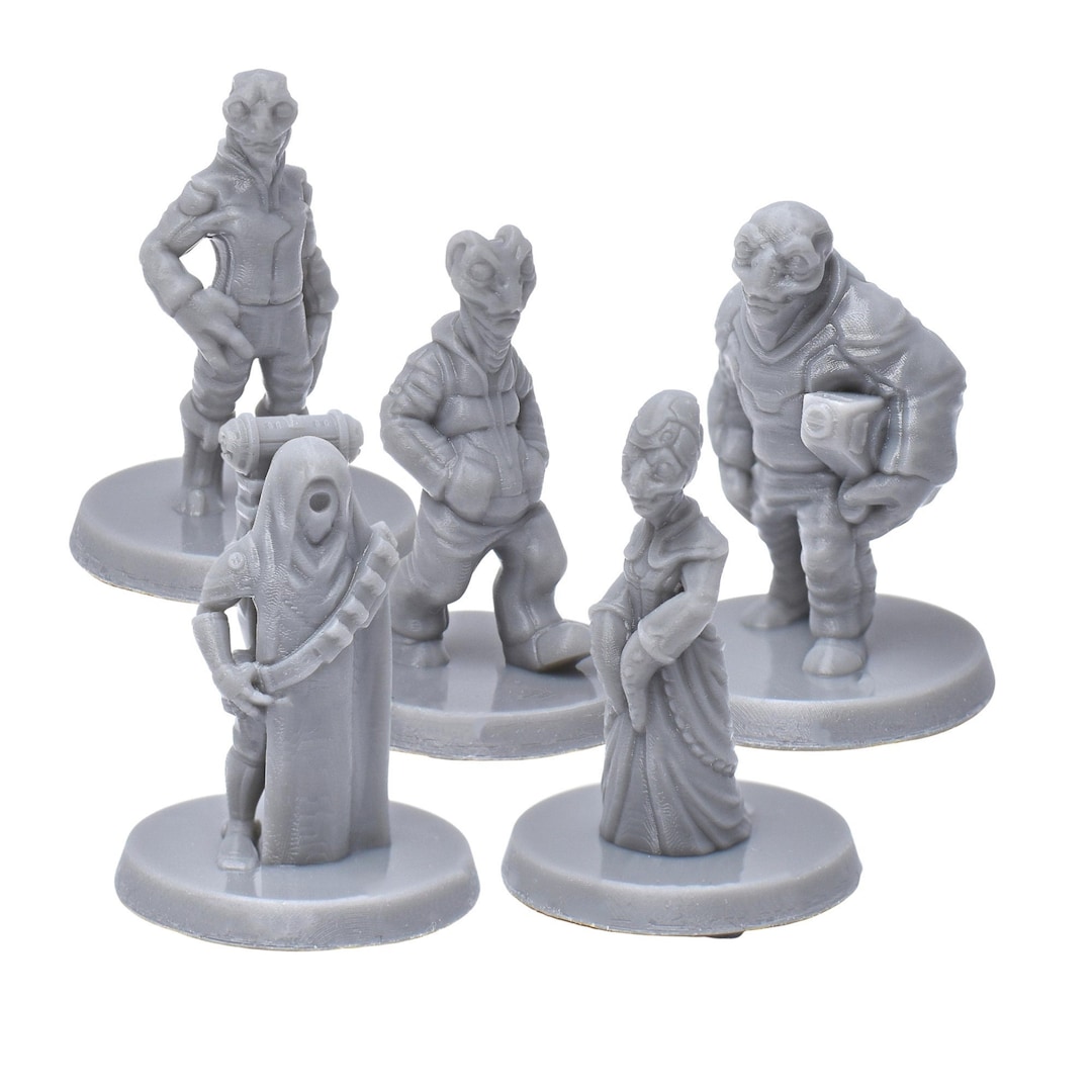 DND Miniatures Set Cyberpunk Civilian for Scifi Miniatures and Tabletop ...