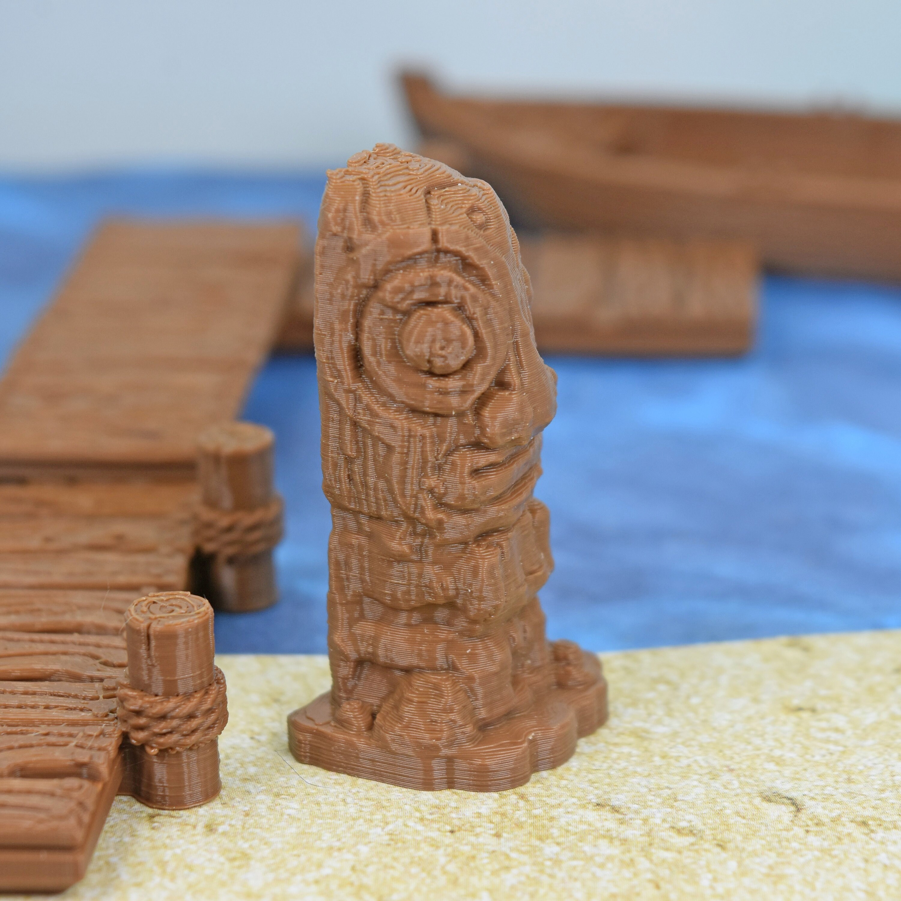 Dnd terrain Miniature Totem Statue for Tabletop Miniature RPG | Etsy