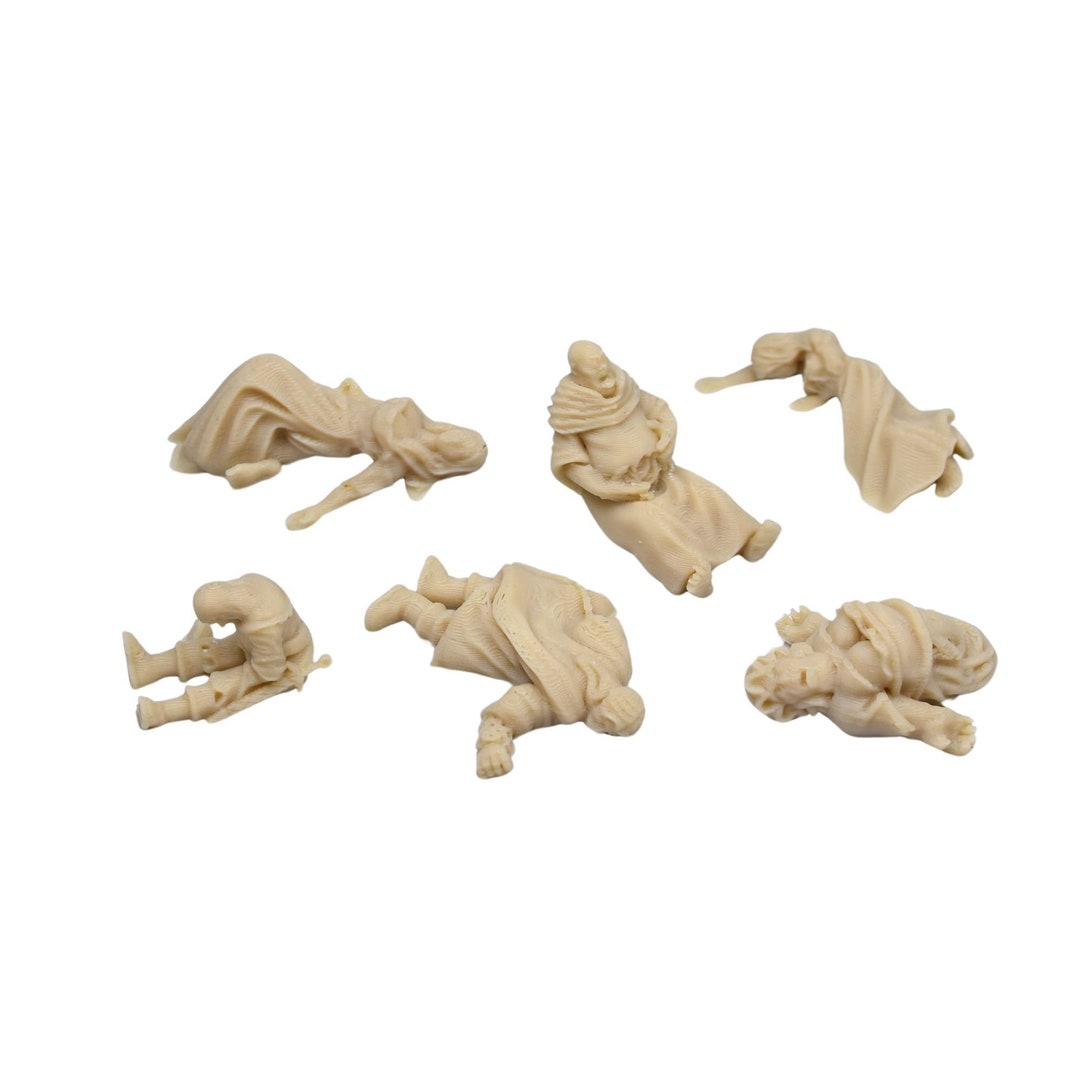 Unpainted Miniature Dead NPCS Dnd Miniatures Set of Tabletop Gaming ...