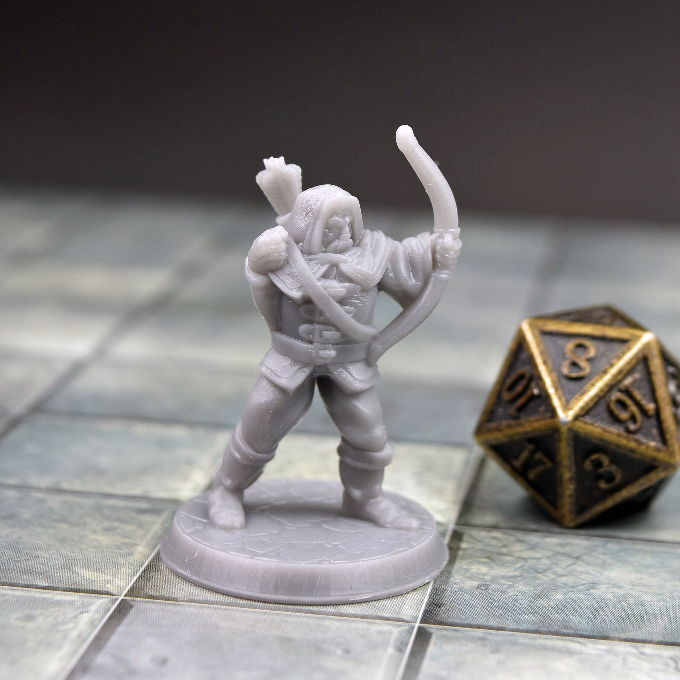 Human Archer Ranger Miniature for Wargames and Fantasy - Etsy