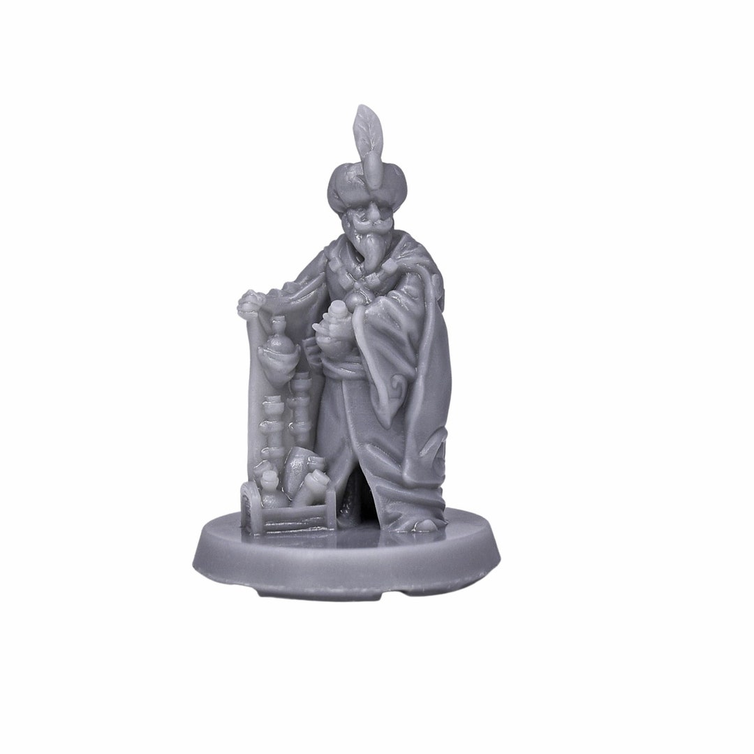 Human Alchemist Resin Miniature for Tabletop Wargaming Fantasy ...