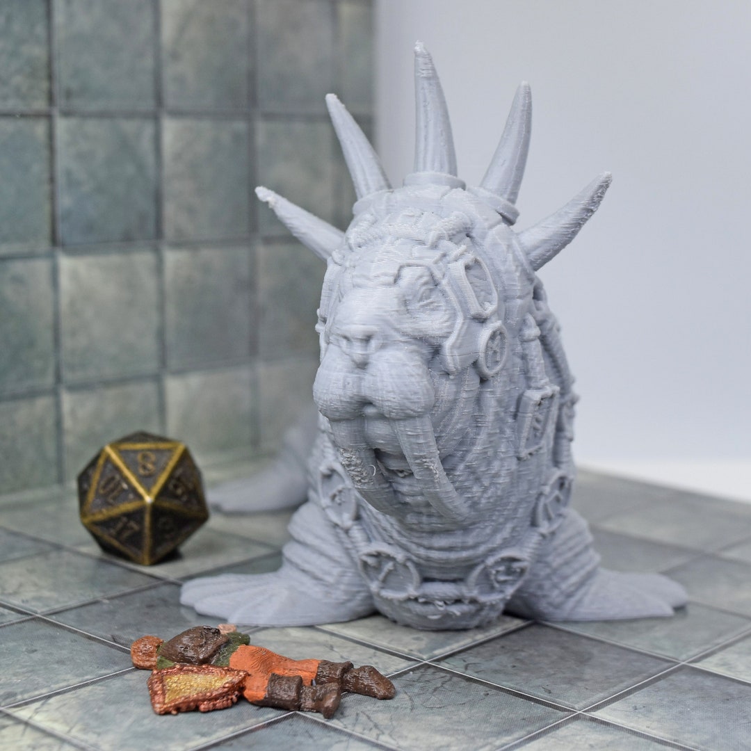Dnd Figures Walrus God Unpainted Miniatures for Tabletop Wargaming or ...