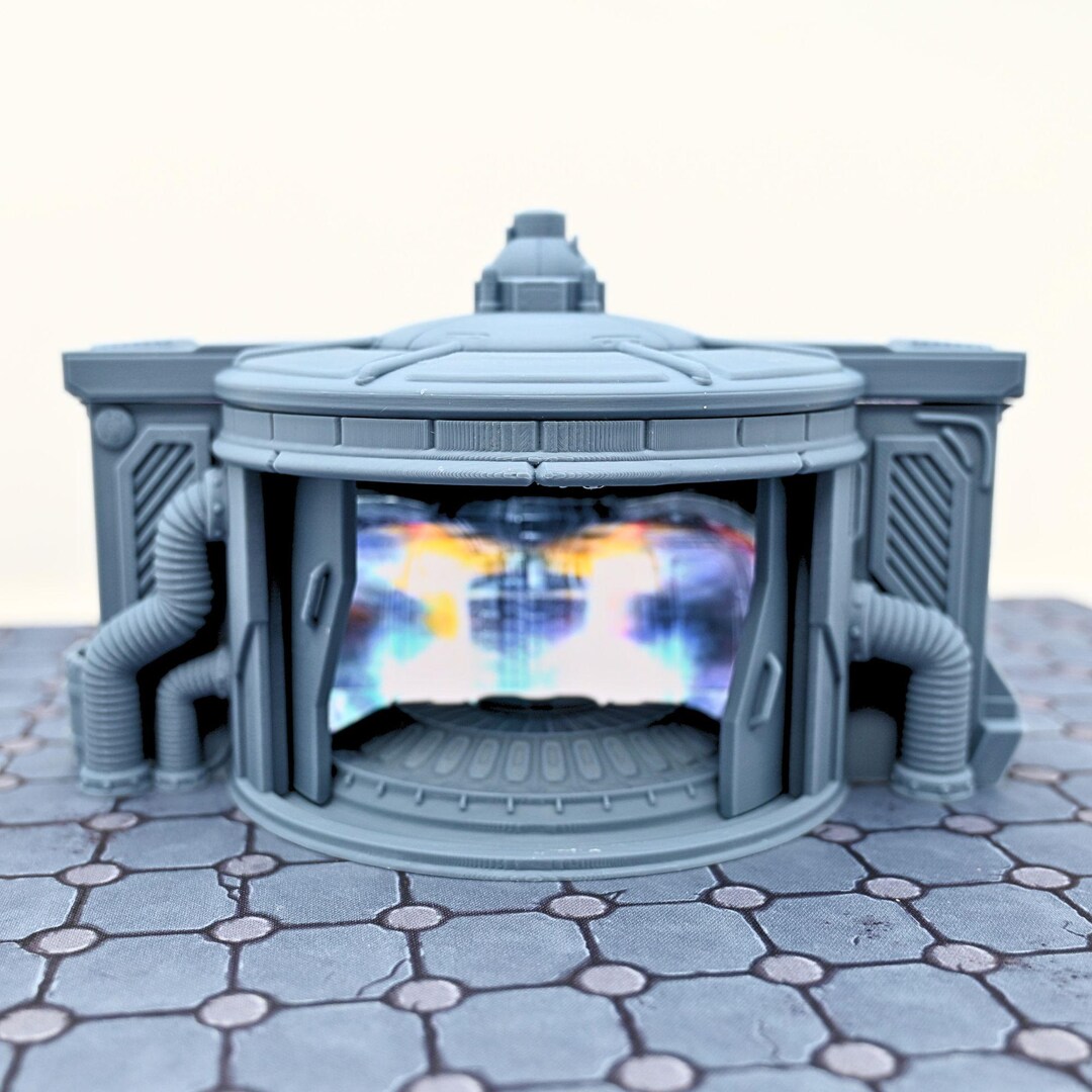 Cyberpunk Fusion Core Reactor Cellphone Portal for Sci-fi Scatter ...