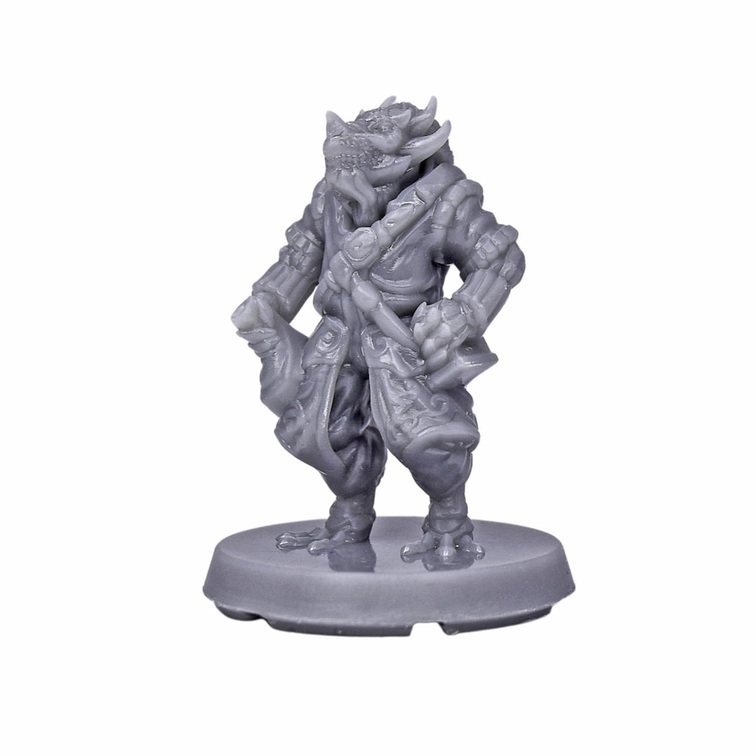 Dragonborn Merchant Resin Miniature for Tabletop Wargaming Fantasy ...