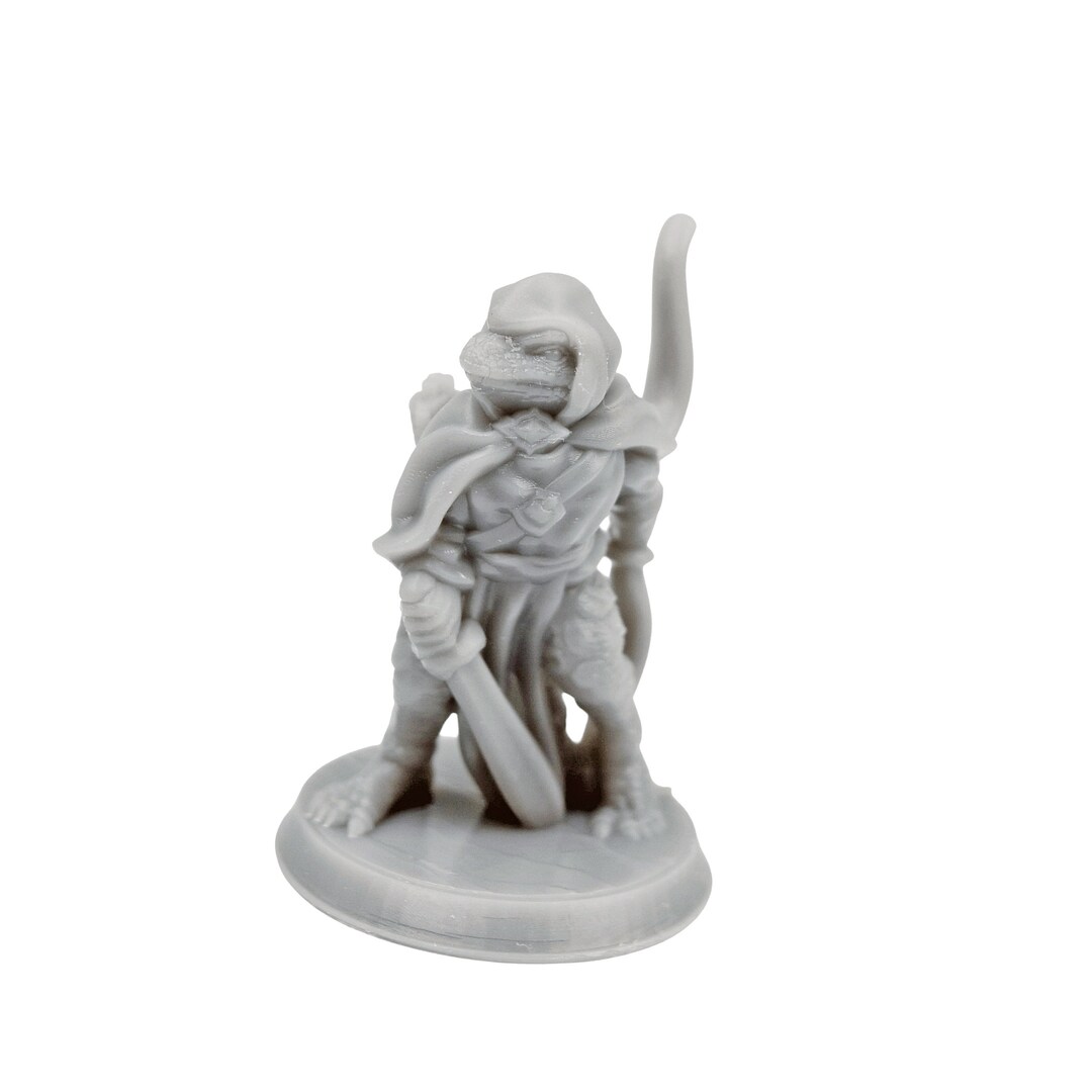 Miniature Ranger Lizardman Dnd Miniatures for Tabletop Wargaming and ...