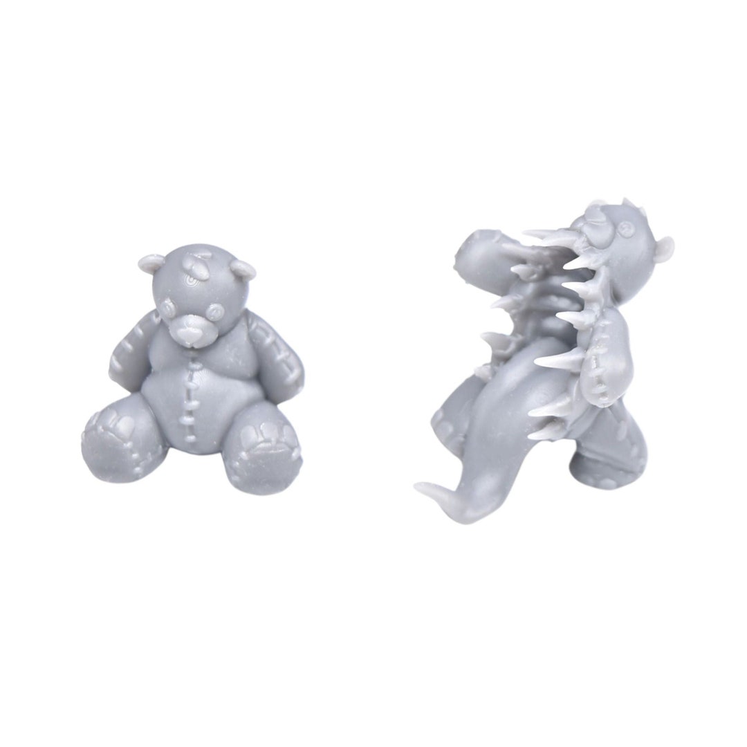 Mimic Mini Teddy Bear Unpainted Dnd Miniatures Set for Tabletop ...