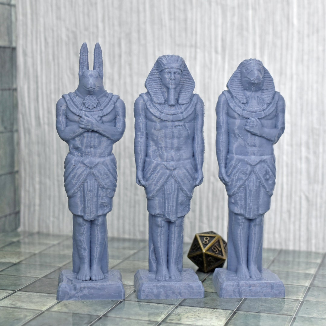 DND Terrain Egyptian Statues Scatter Terrain Piece for 28mm Fantasy ...