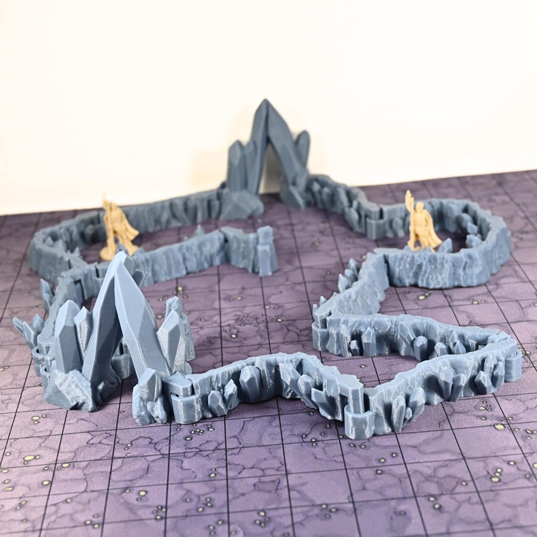Modular Dnd Terrain Dungeonsticks Crystal Mines for Tabletop Wargaming ...