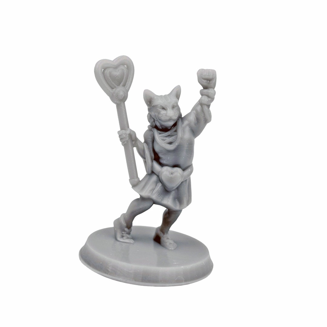 Unpainted Miniature Catfolk Dnd Miniatures for Tabletop Wargaming and ...