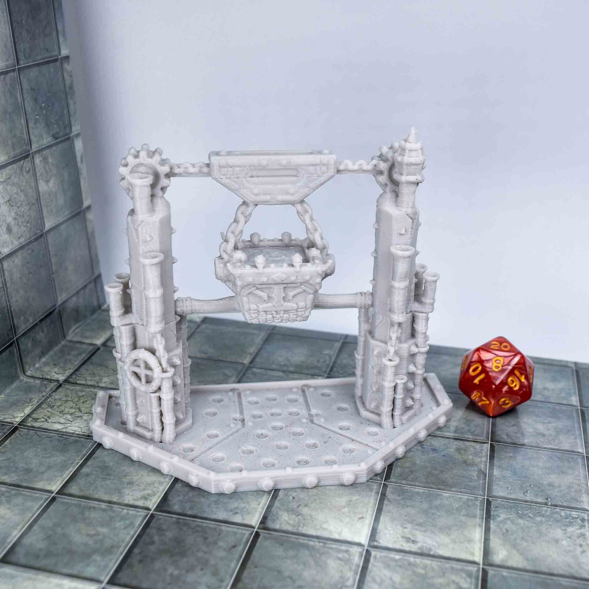 Miniature Factory Arc Smelting Cauldron for Tabletop Miniature | Etsy