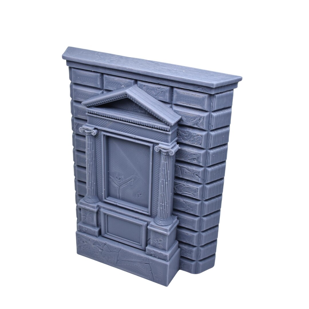 Dnd Terrain Large Wall Shrine Wargaming Tabletop Terrain Piece for Use ...