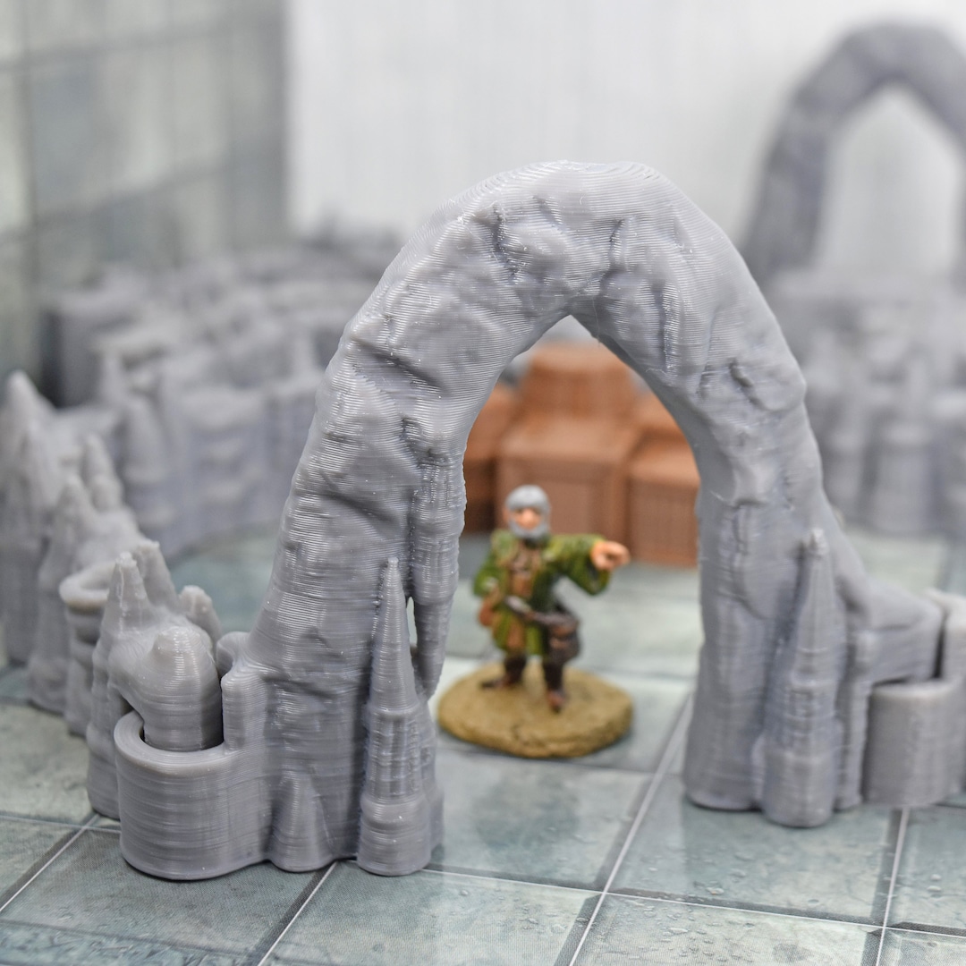 Dnd Modular Terrain Set of Dungeonsticks Wet Caverns for Tabletop ...