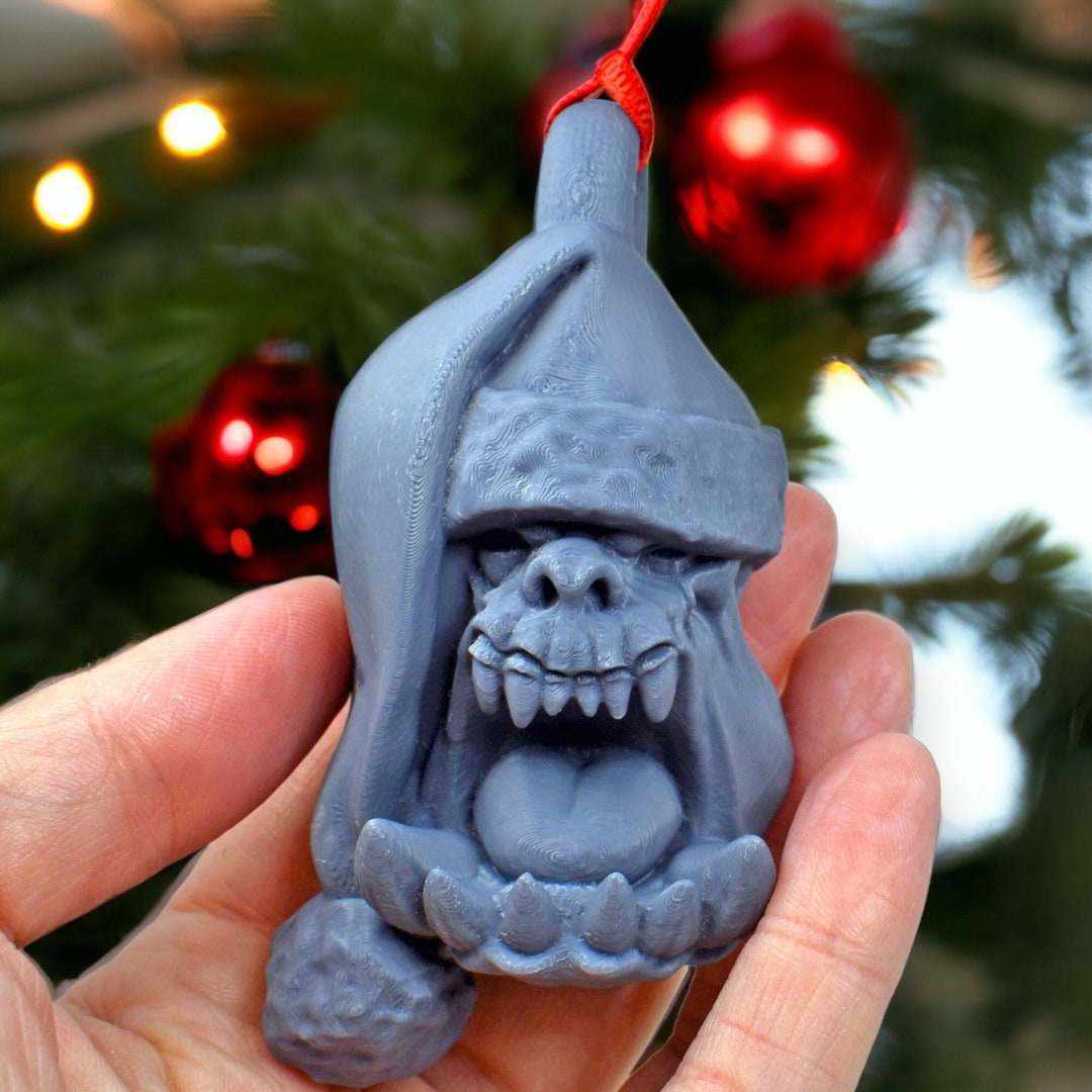 DND Ornament Orc Head DND Gifts for Dungeons and Dragons - Etsy