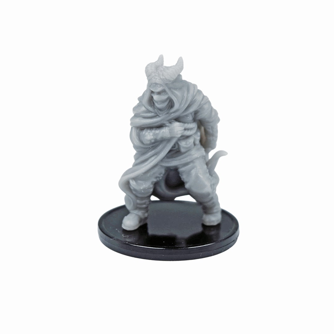 DND Miniature Tiefling Rogue Resin Miniature for Tabletop Miniature RPG ...