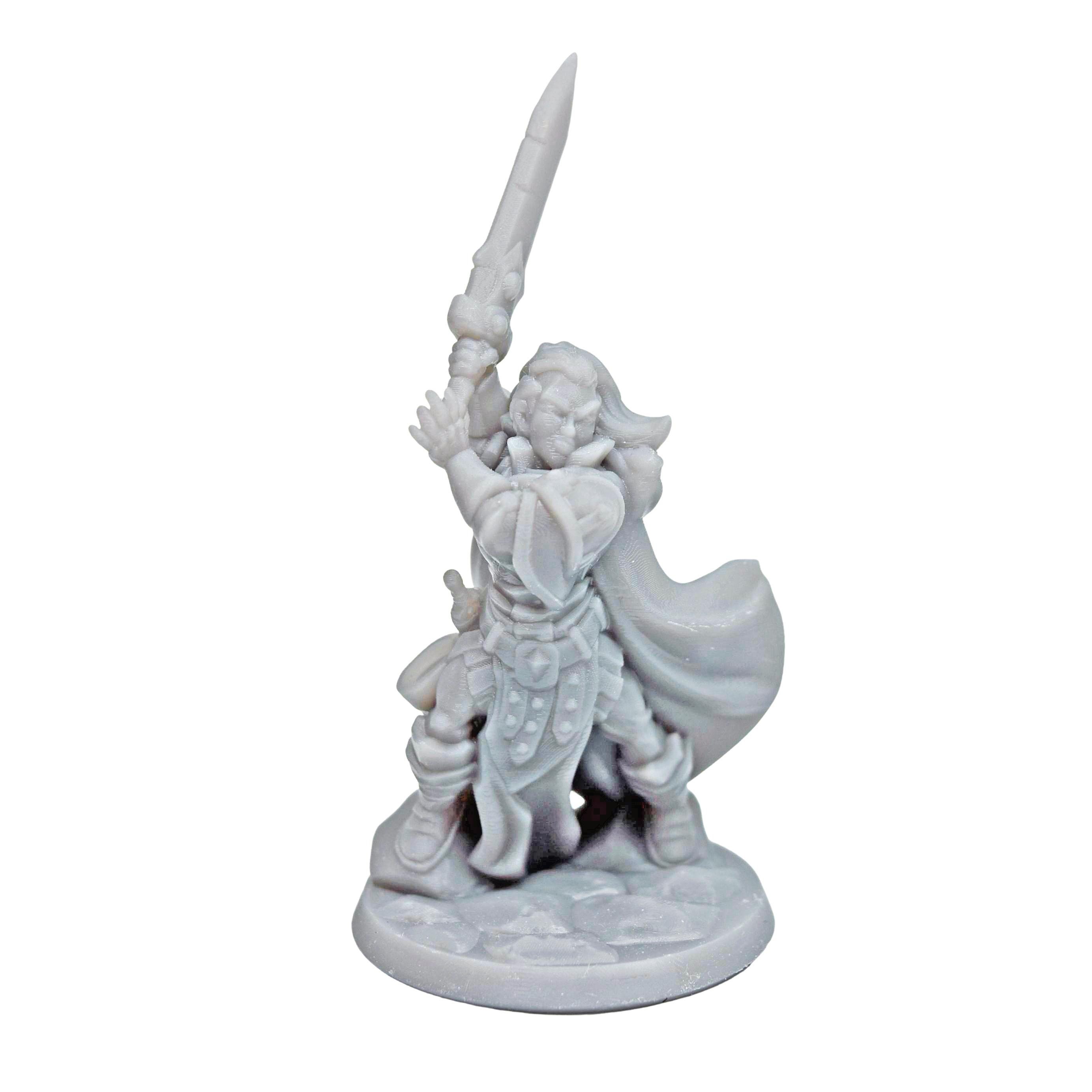 Human Female Paladin Miniature for TTRPG Miniature and Other - Etsy