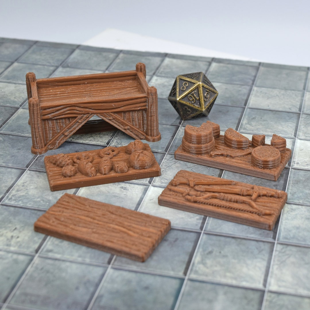 Merchant Stand for TTRPG Miniature 28mm Terrain Wargame Terrain ...