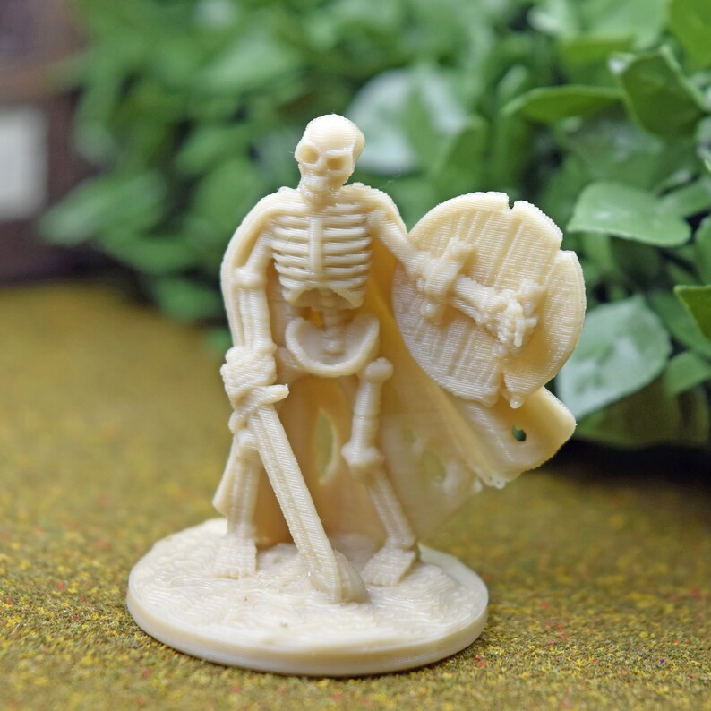 28mm Skeleton Miniatures for Dungeons and Dragons Warhammer | Etsy