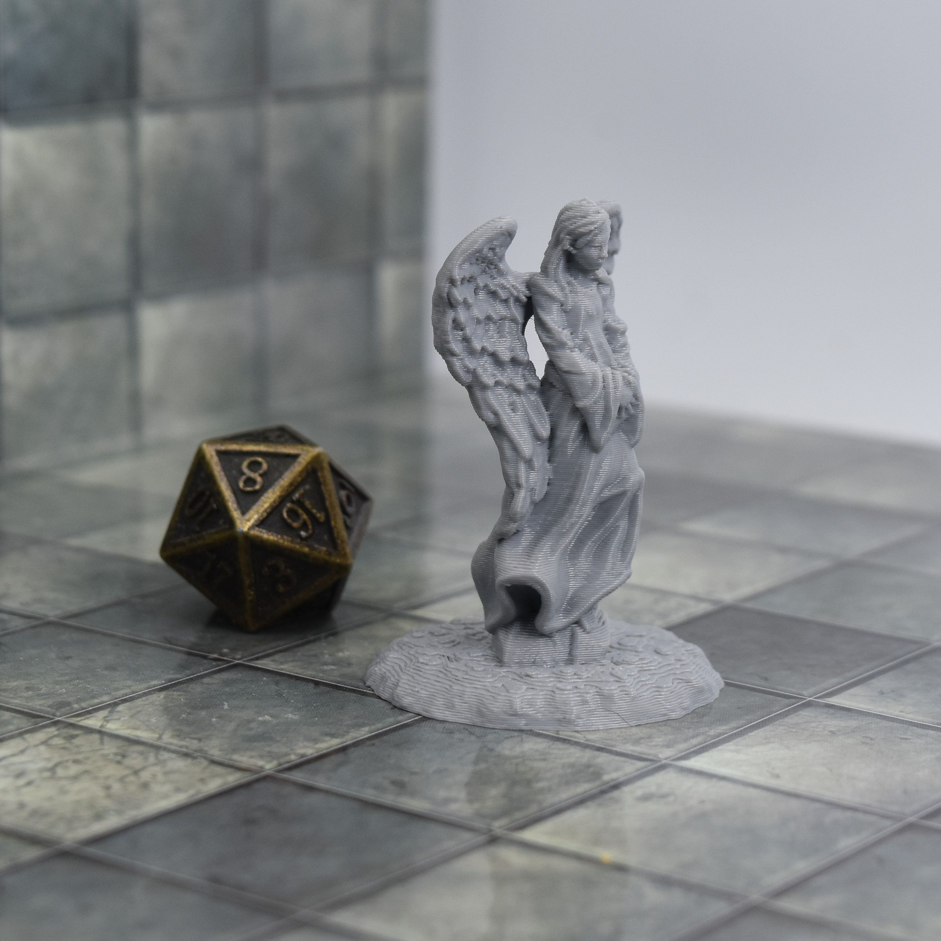 Angel Statue Miniature for Tabletop Miniature RPG Games Like | Etsy