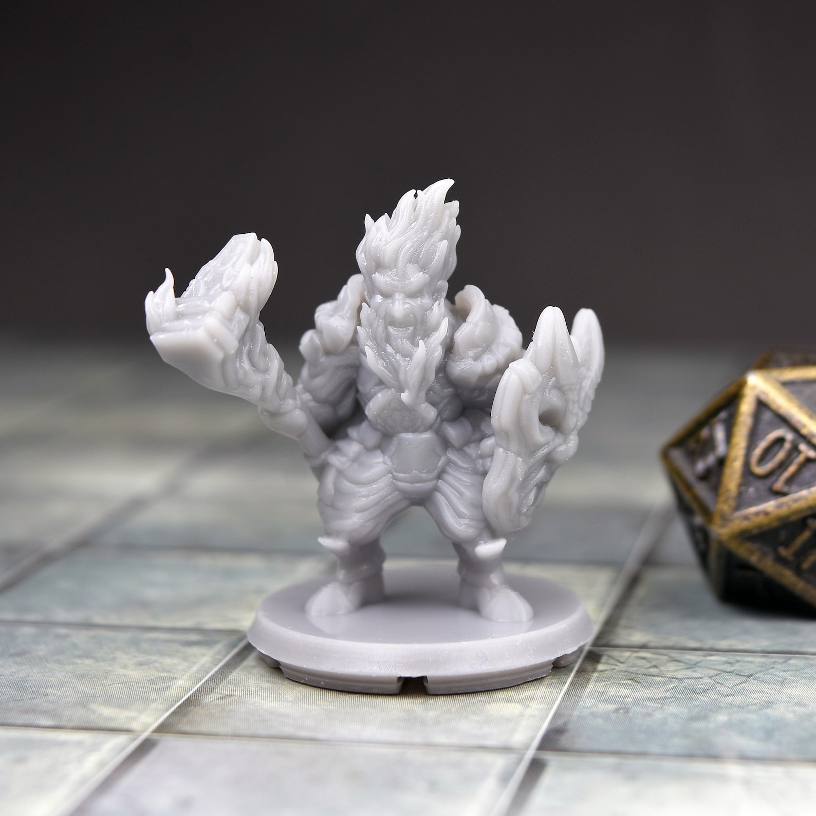 Azer Male DND Miniature for Tabletop Roleplaying Miniature - Etsy