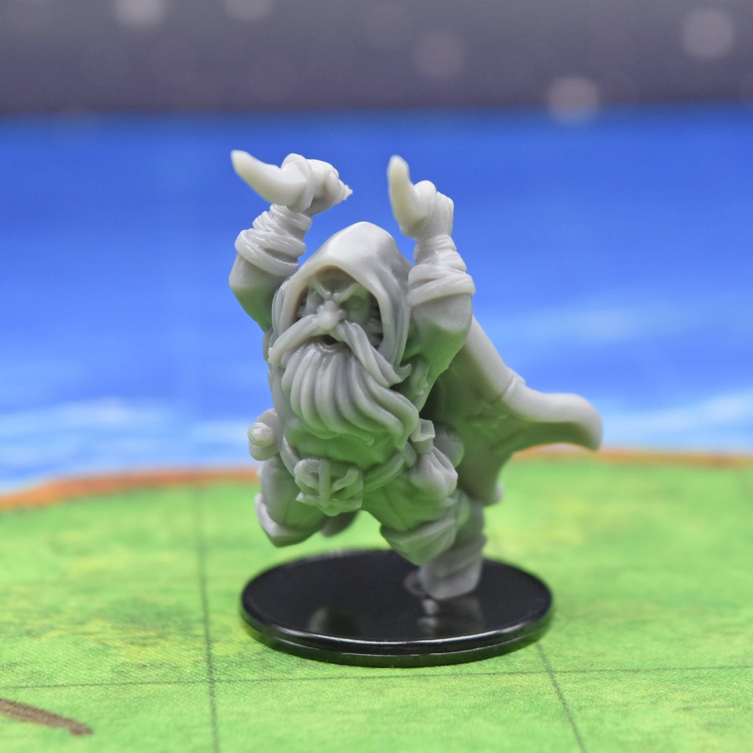 Dnd Dwarf Miniature Kogan the Raider Unpainted Miniatures for Tabletop ...