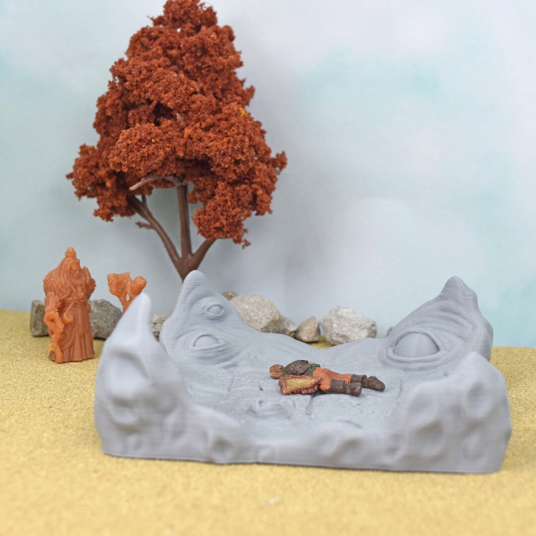 Mimic Mini Entrapment Beast Floor Unpainted Dnd Miniature for Tabletop ...