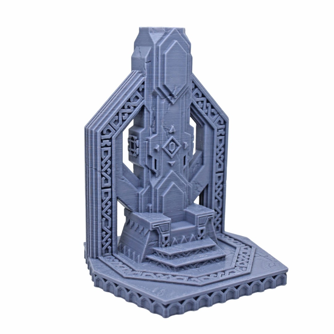 Dnd Dwarven Terrain Large Throne Wargaming Tabletop Terrain Piece for ...