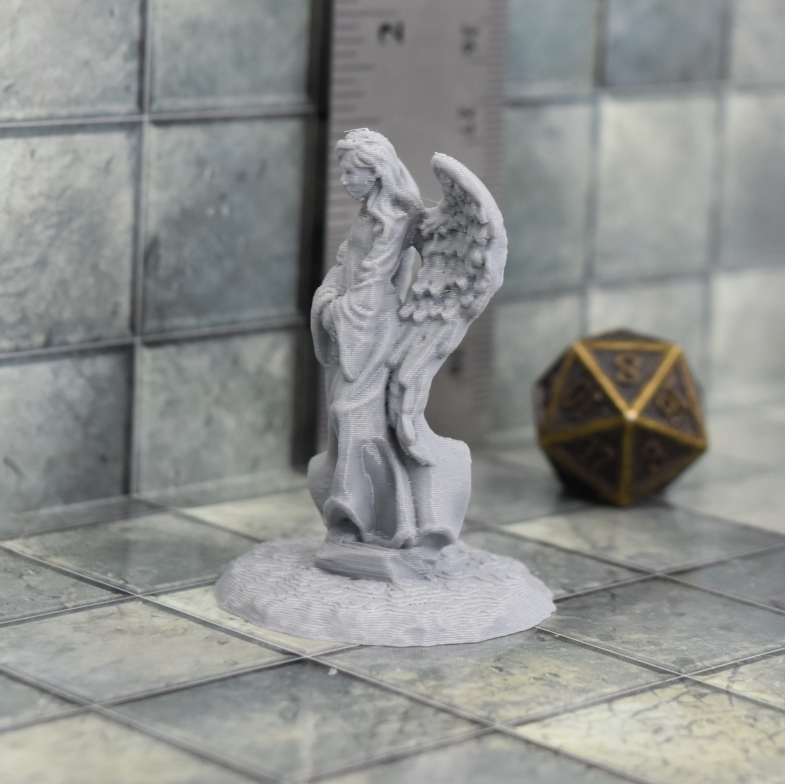 Angel Statue Miniature for Tabletop Miniature RPG Games Like | Etsy