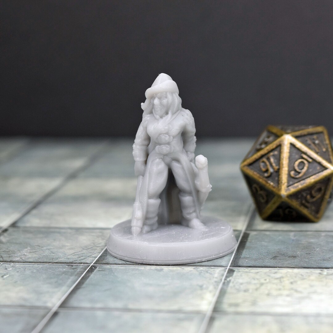 Dnd Vampire Miniature Huntress Undead Dnd Figures for Tabletop ...