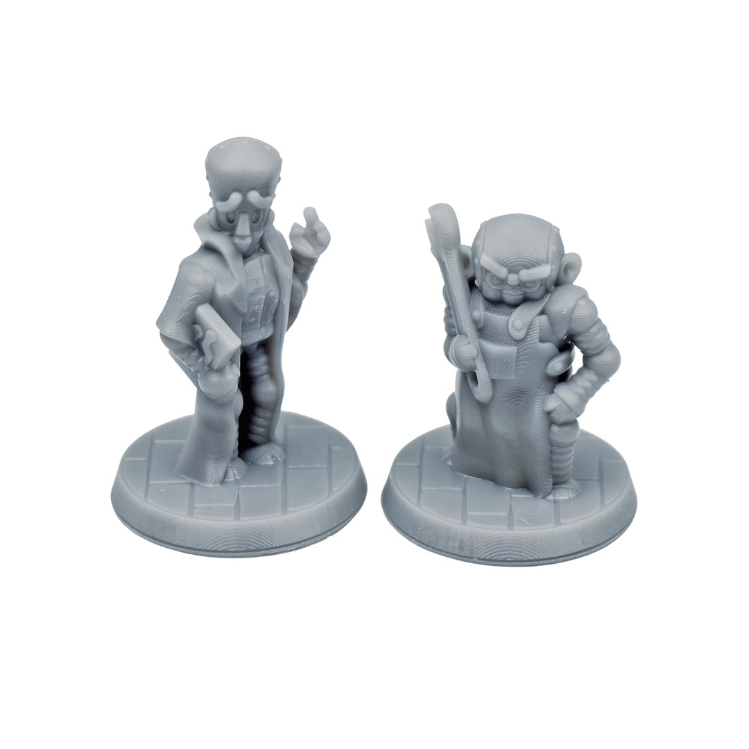 DND Miniature Set Robots for Scifi Miniatures and Tabletop Roleplaying ...