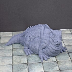 DND Miniature Fat Dragon Mega Chonky Dragon for Tabletop Role Playing ...