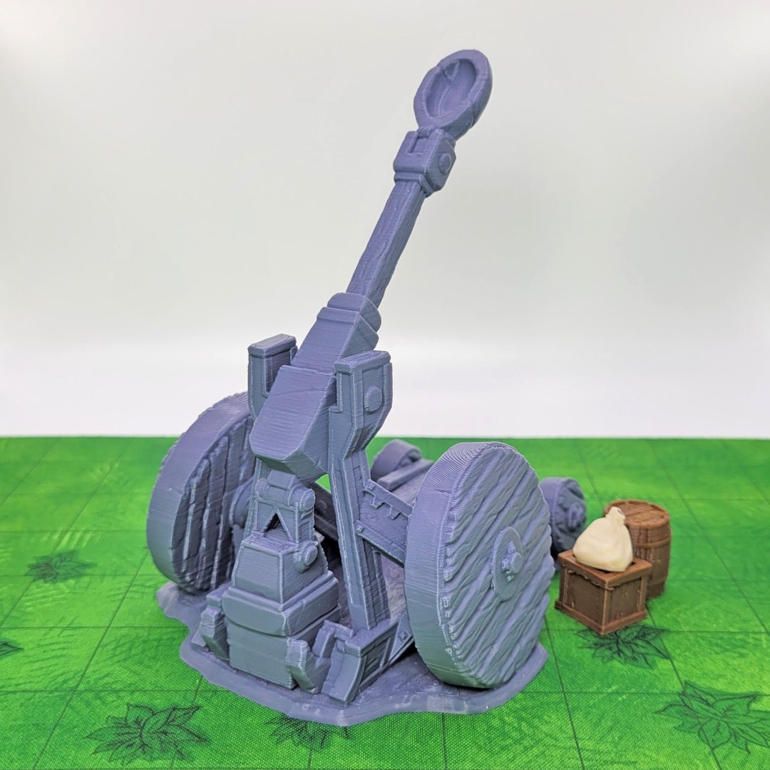 Dnd Terrain Trebuchet is 3d Printed Terrain to Use as Dnd Accessories ...