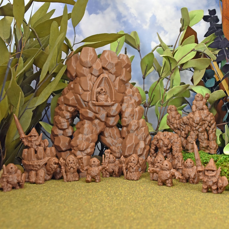 Clod Elemental Miniature for Dungeons and Dragons or Miniature - Etsy