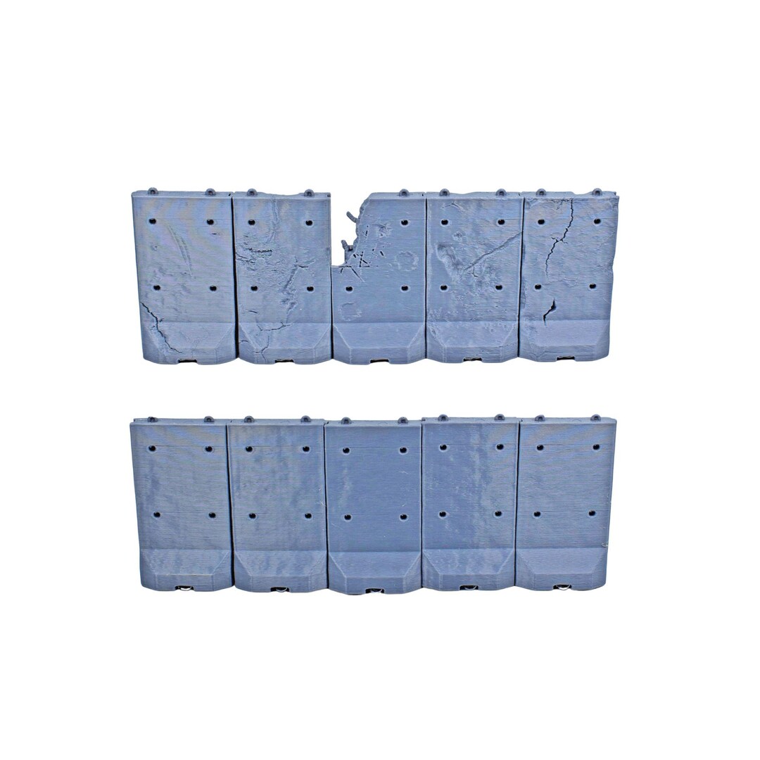 Cyberpunk Wargaming Terrain Barrier Set for Sci Fi and Fantasy Dnd ...