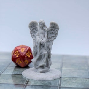 Angel Statue Miniature for Tabletop Miniature RPG Games Like - Etsy