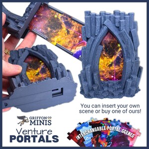 Tabletop Wargaming Dnd Portal Lava Column Scatter Terrain for Dnd ...