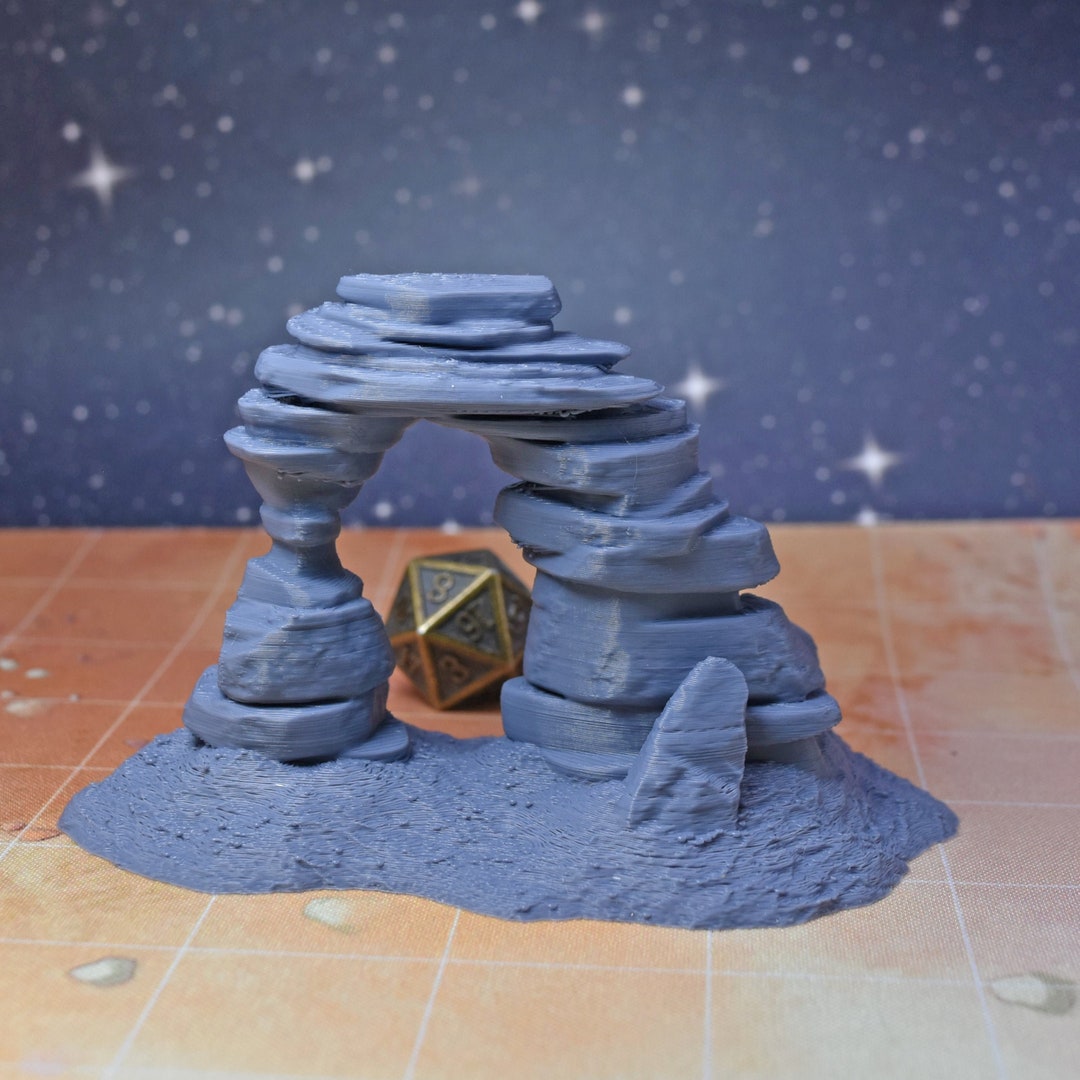 Dnd Terrain Desert Archway is 3d Printed Terrain to Use as Dnd ...