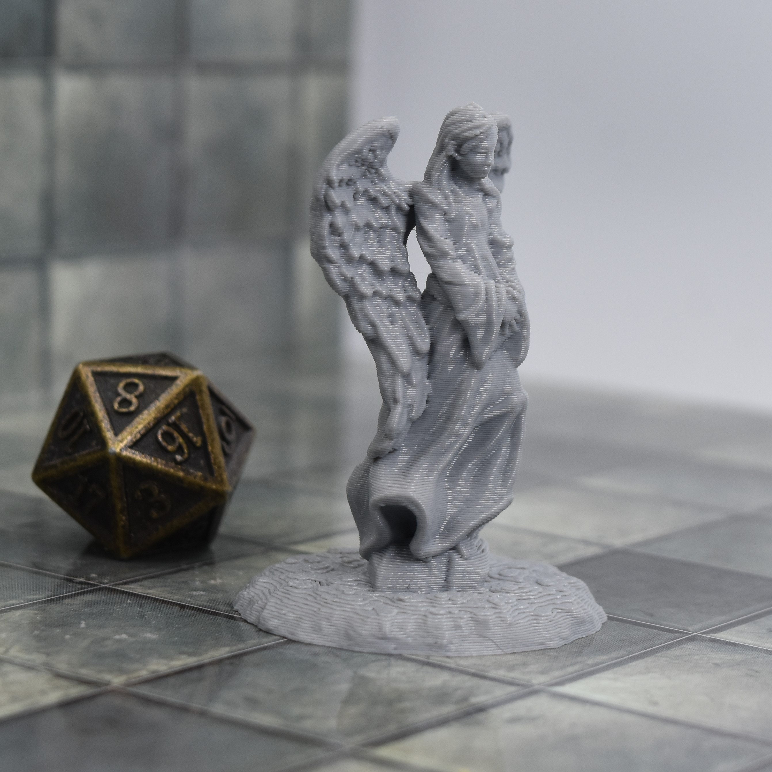 Angel Statue Miniature for Tabletop Miniature RPG Games Like | Etsy