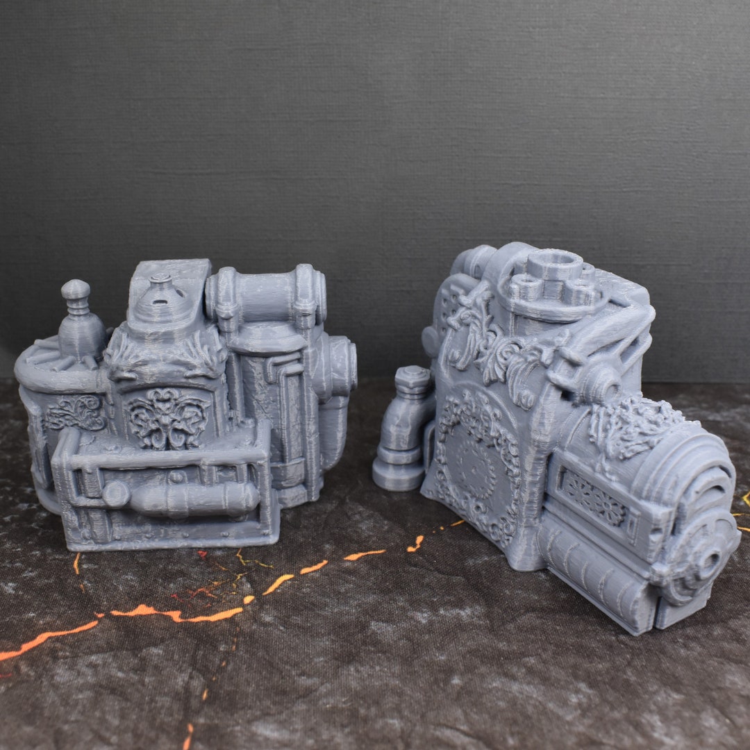 Dnd Terrain Turbine Gearbox Set Scatter Terrain Pieces for Tabletop ...